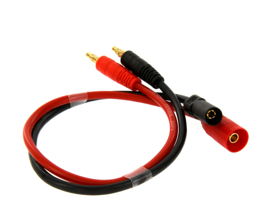 AS150/XT150 to 4mm Banana Plugs Battery Charge Lead Cable by Venom – AddictiveRC
