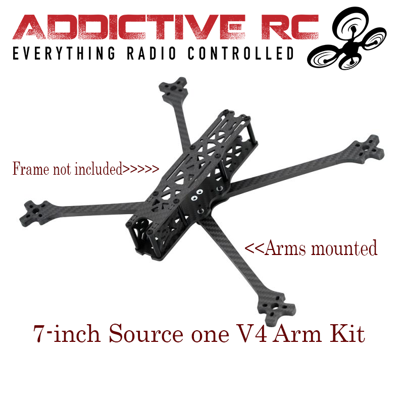 TBS SOURCE ONE V4 7 INCH ARM SET , Team BlackSheep Source One V4 7 inch ...